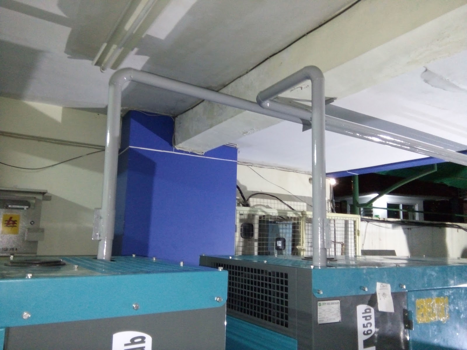 Mechanical Job : Pembuatan cerobong genset