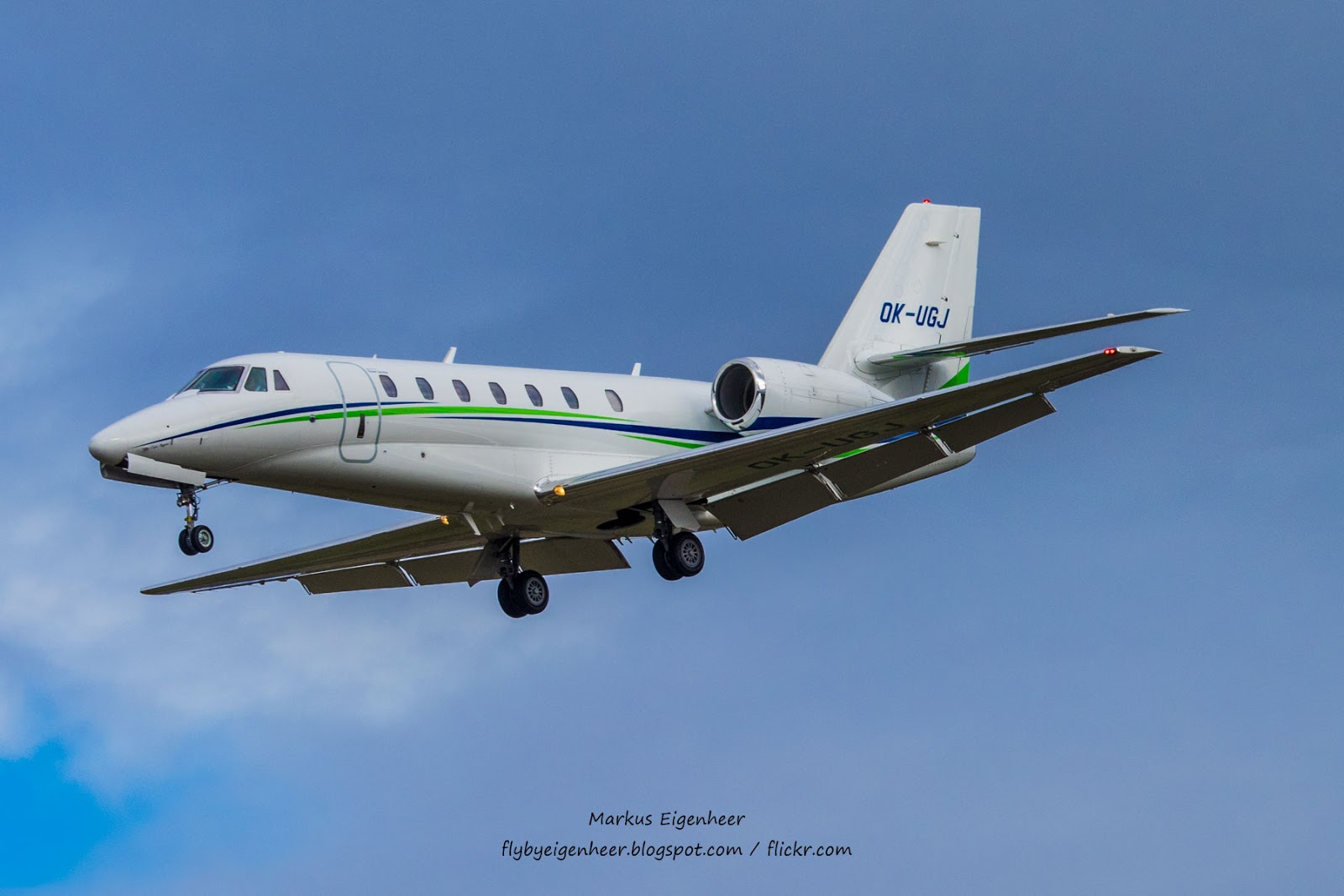 FLUGZEUGE Privatjets etc: OK-UGJ Cessna 680 Citation Sovereigen C680 c ...