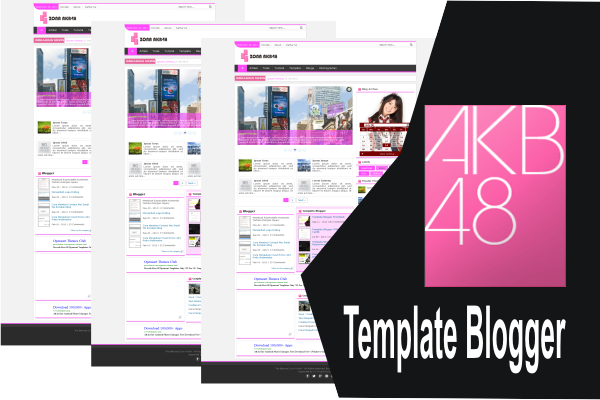 Free Download Template Blogger AKB48 ~ Oshimen JKT48