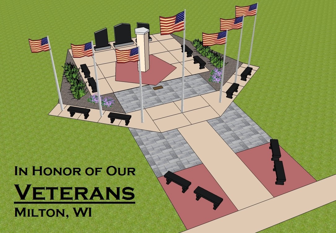 Milton Matters: Selling Bricks for Veterans Memorial January 4th and 5th