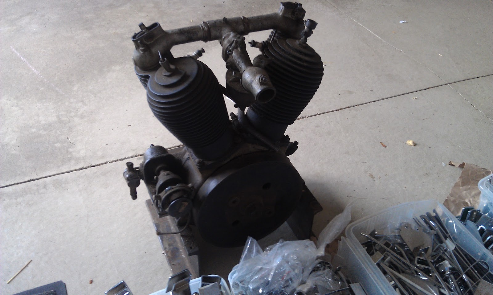 Fast is fast...: Spacke cycle car engine for sale.