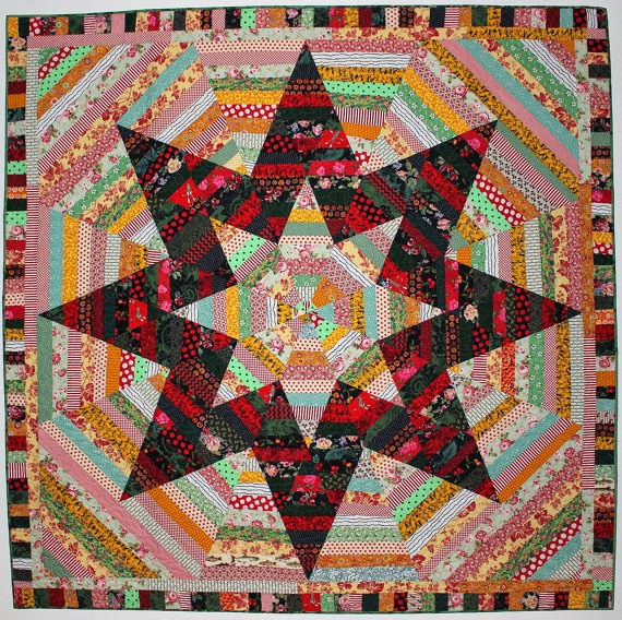 Selvage Blog: Big Star Quilt and Pincushion Winner!