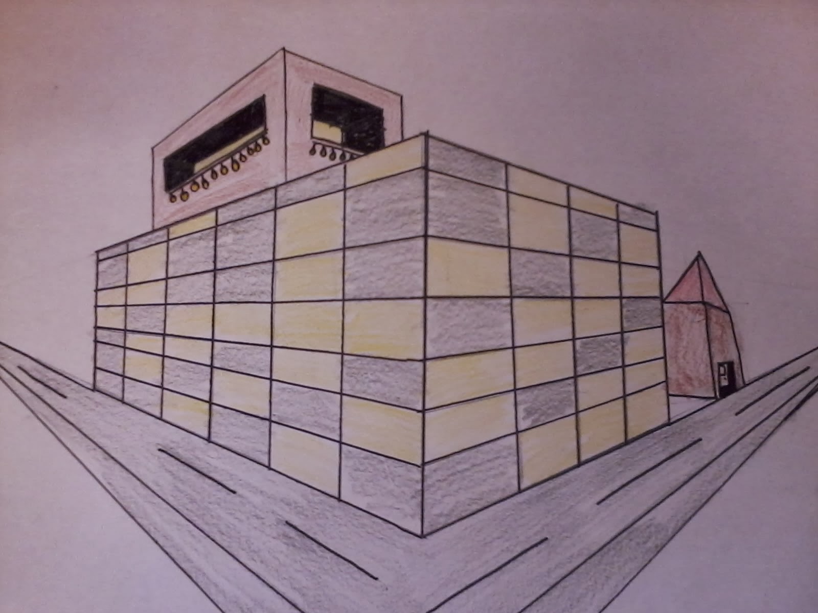 Plusklas Asten: Perspectief tekenen