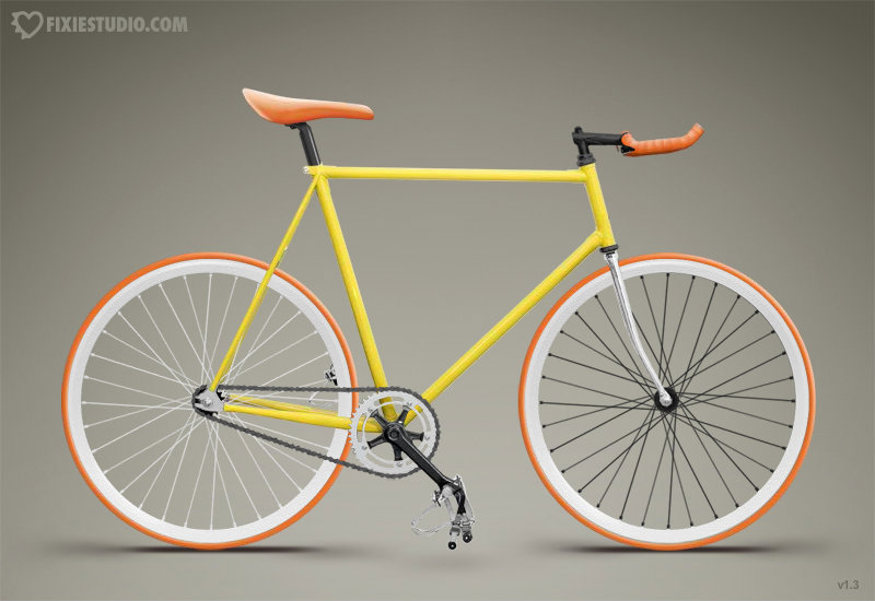 jaepong ngiseng: Fixie bike design made by me, just for fun
