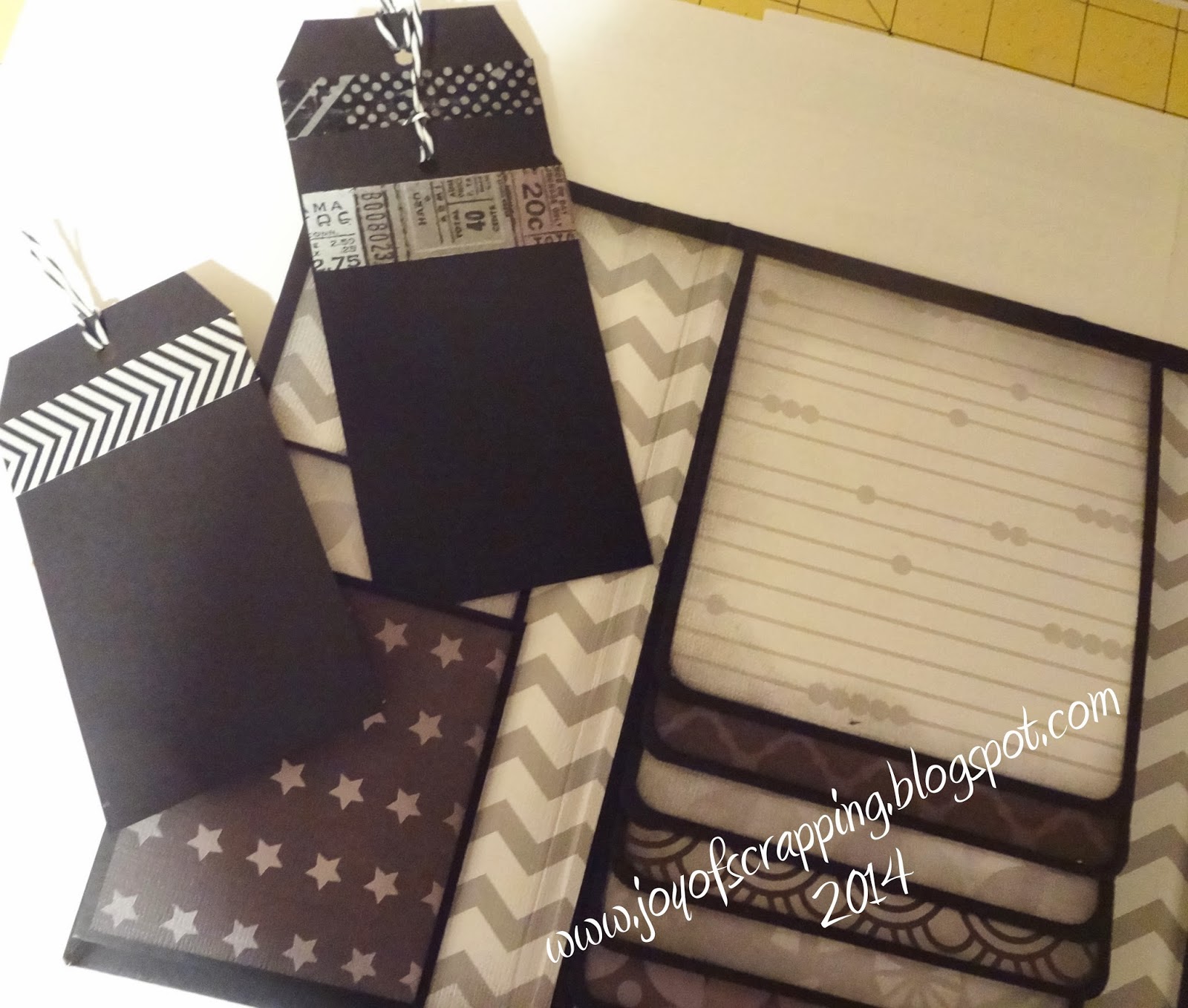 The Joy of Scrapping: Interactive Mini Scrapbook - "Flipped Out"