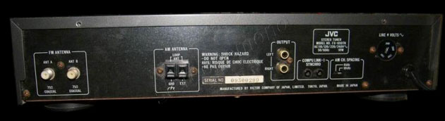 stereonomono - audio Hi Fi Compendium - 14 years on-line: JVC FX-1010TN