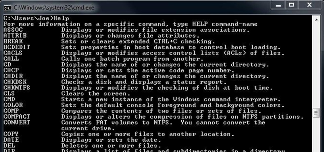 Bajel TI: Command Prompt (Ms. Dos)