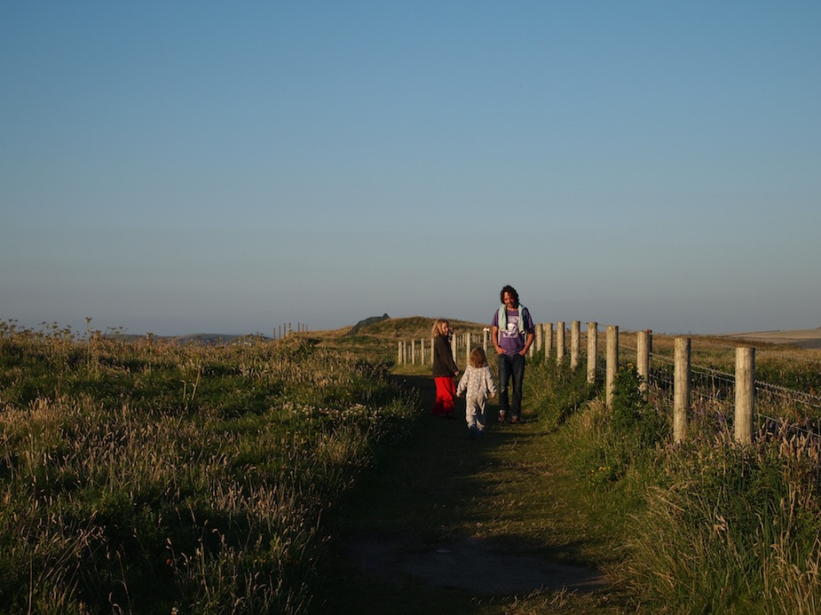 Through The Round Window: Evening Walk