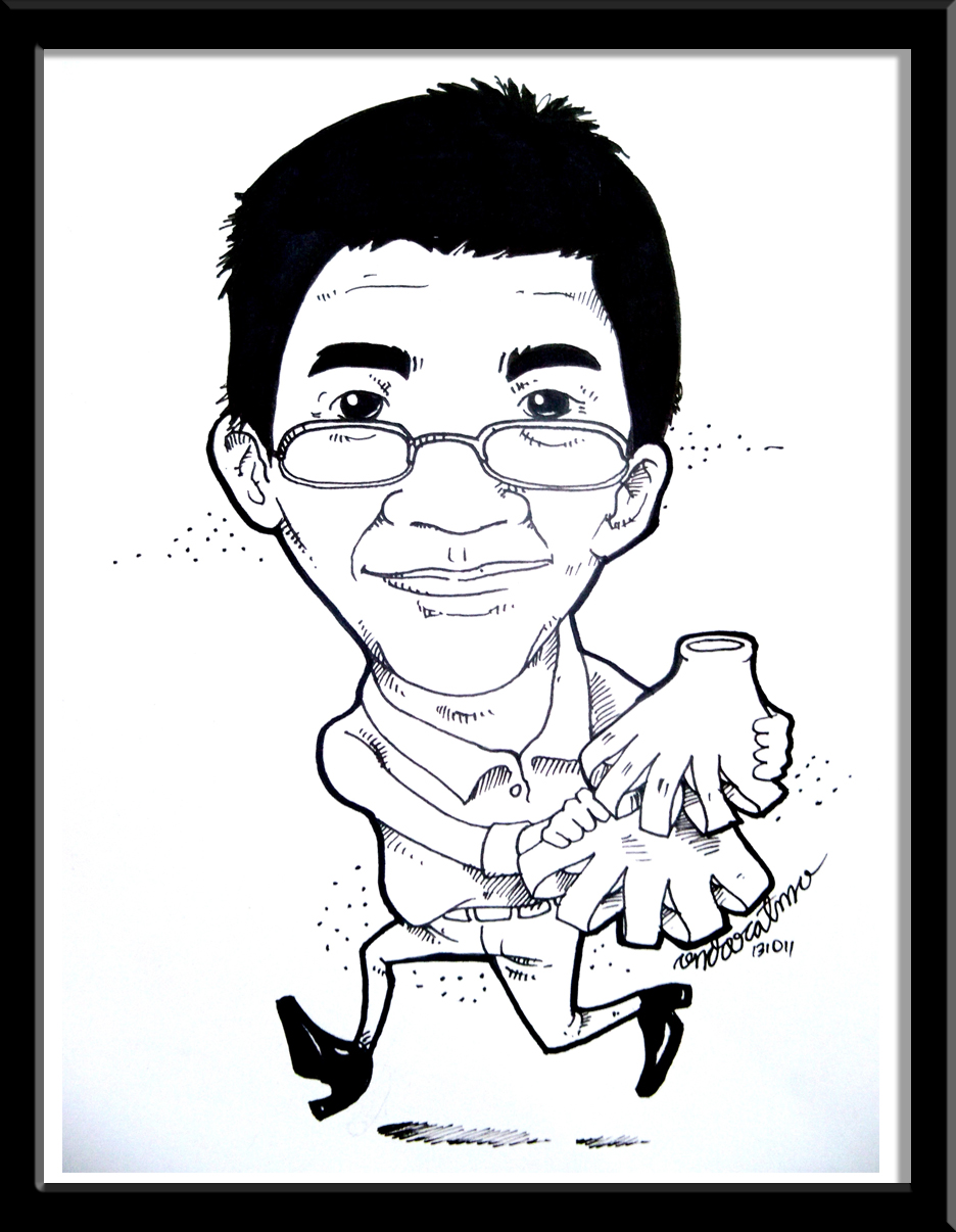 Karikatur untuk souvenir: Karikatur