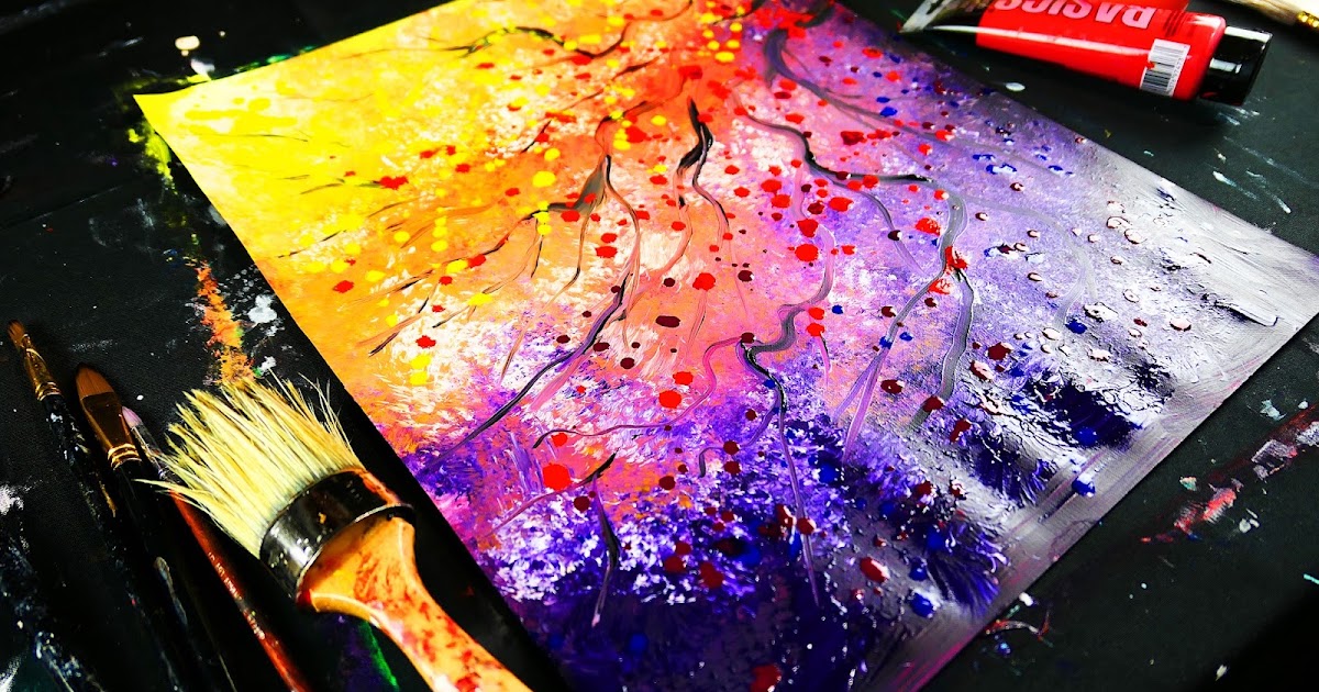 FREE ABSTRACT PAINTING VIDEO TUTORIALS BY PETER DRANITSIN-Painting Art ...