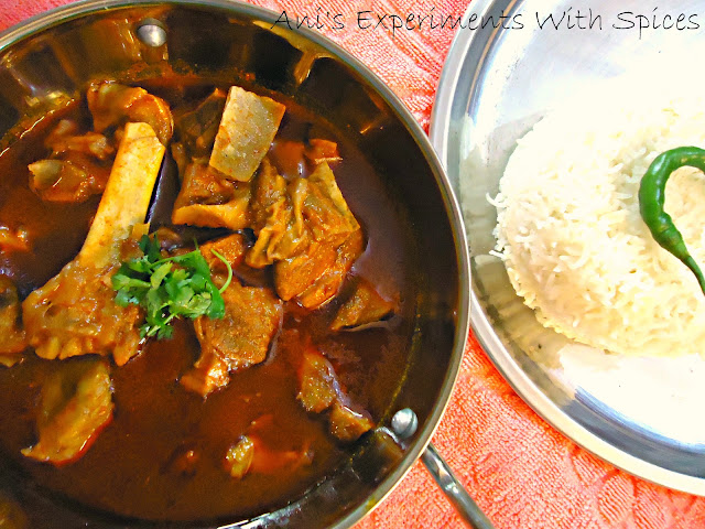 Ani's Experiments With Spices: Mutton Rogan Josh ~ A Kashmiri Delicacy