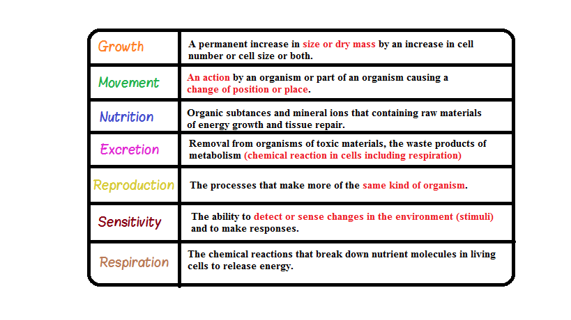 IGCSE BIOLOGY: Chapter 1- Classification