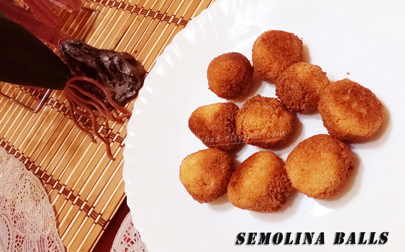 GOOD FOOD ENDS WITH GOOD TALK: Semolina Balls