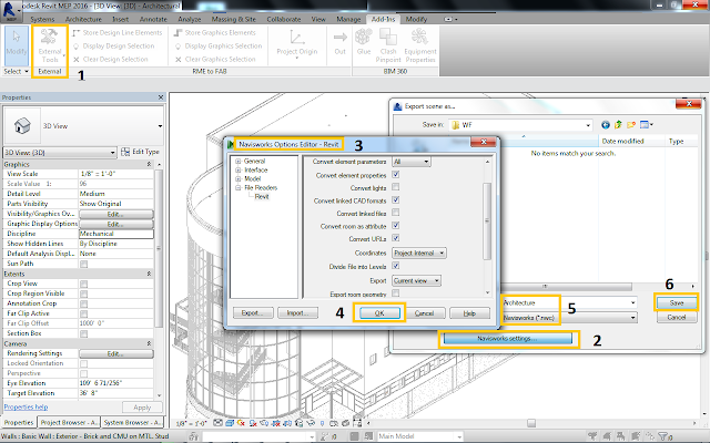 easy2learn: Export from Revit to Navisworks