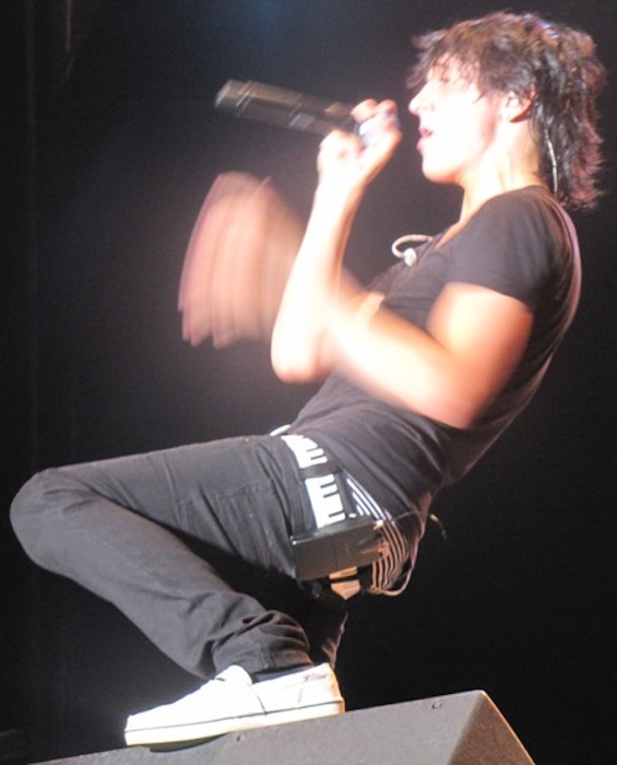 Celeb Saggers: SAGGER OF THE YEAR #9: Mitchel Musso Sagging Striped Boxers