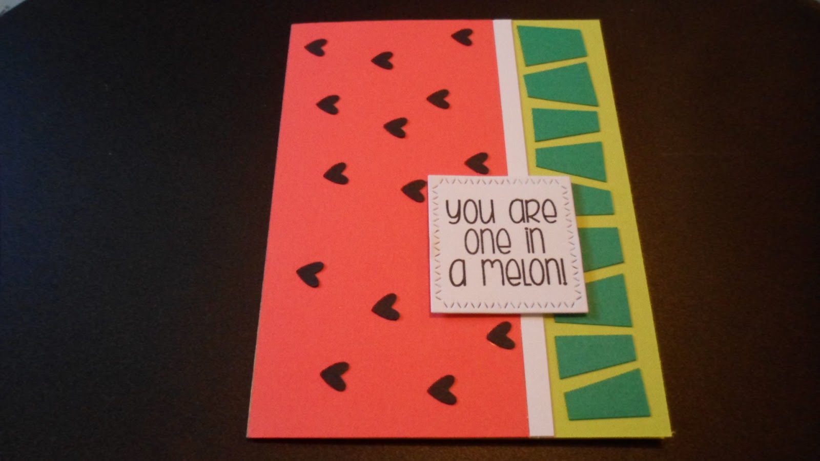 Cricut When I Can: Watermelon card