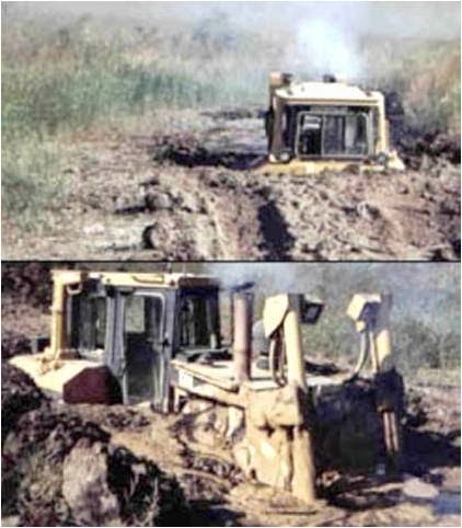 Mining Mayhem: Bogged Dozer