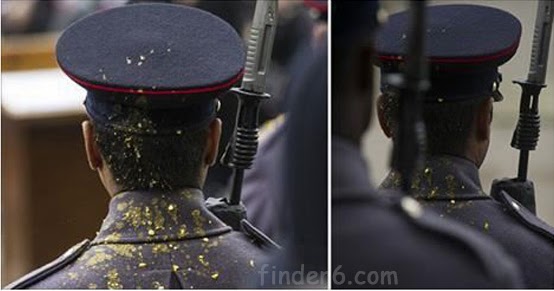 Soldier Keeps Composure As He’s Vomited On By Fellow Trooper At ...