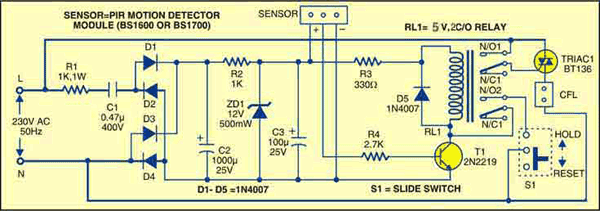 Circuit Designing & Firmware Development: Motion Detection Circuit for ...