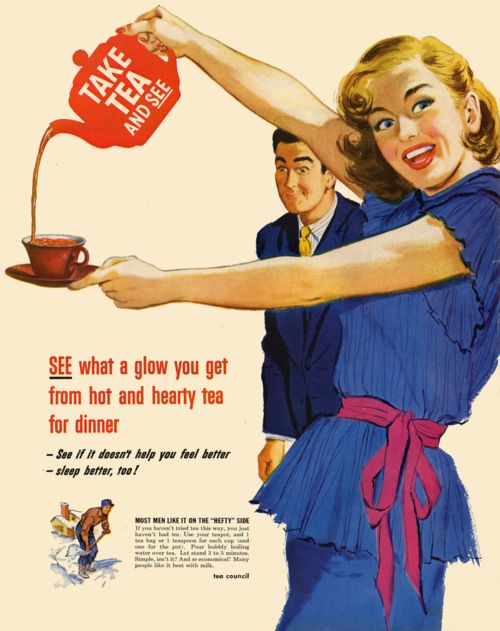 painting box: HAVE A CUPPA TEA