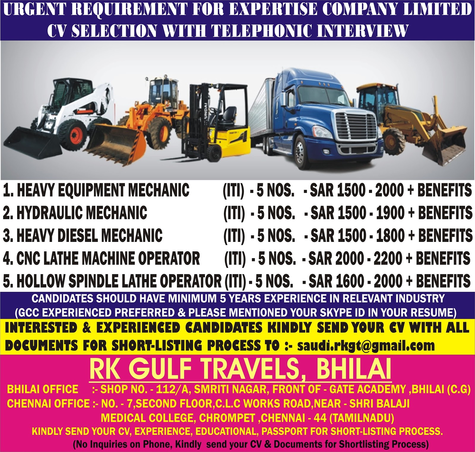 EXPERTISE COMPANY LIMITED - JUBAIL (SAUDI ARABIA) ~ FOREIGN JOB BANK