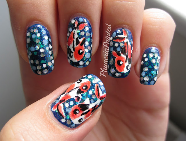 PlumeriaPainted: Koi Nail Art