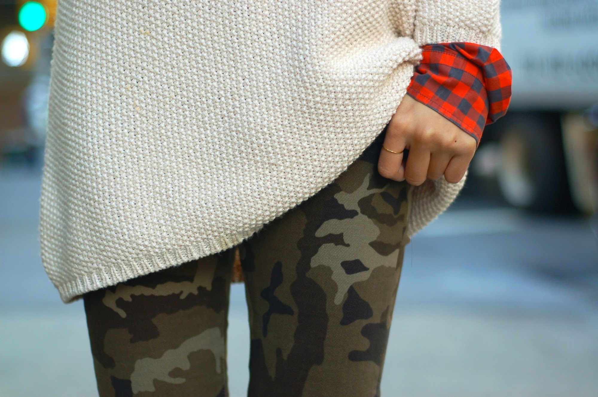 kristenglam: camo & plaid