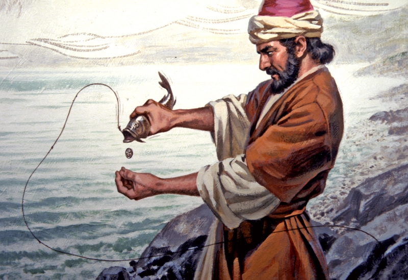 MIRACLES: CATCHING A FISH WITH A COIN IN ITS MOUTH