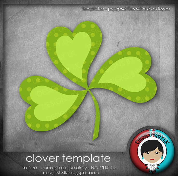 Designs by LK: Clover Template :: Freebie