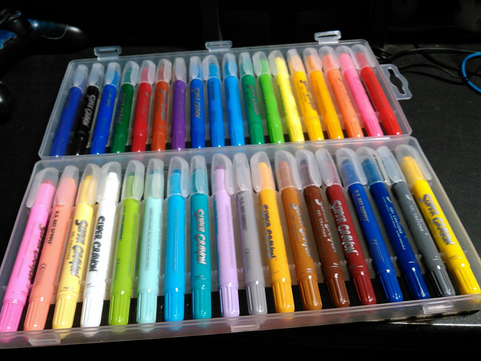 Criscia's Hole in the wall: U.S. Art Supply Super Crayons Set of 36 ...