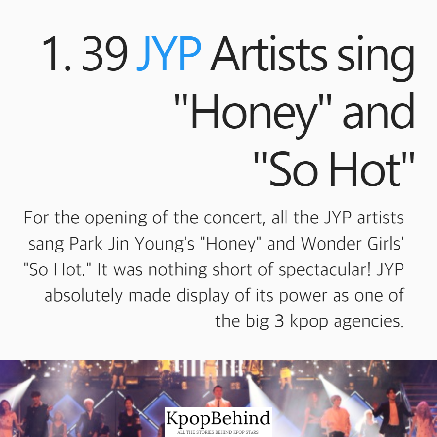 Top 6 Collaborative Performance of JYP Nation Concert