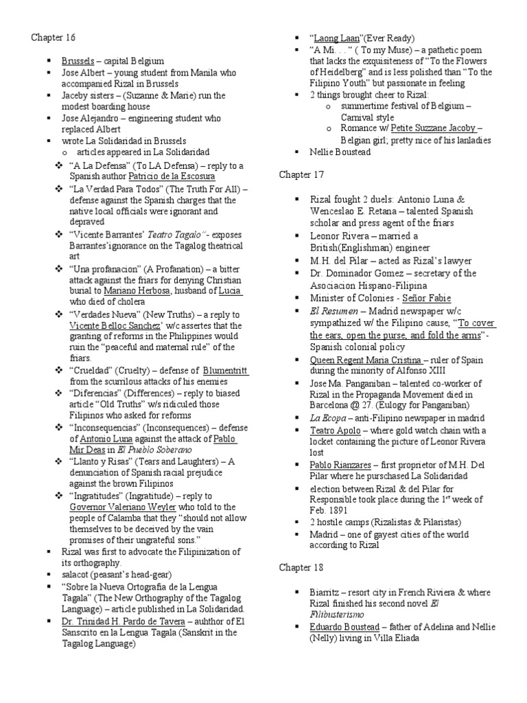Tagalog Summary Of El Filibusterismo Jesinformation tagalog-summary-of-el-filibusterismo-jesinformation