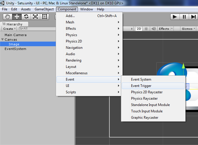 Unity Tutorial : UI Unity ~ Event Trigger pada UI Unity Tutorial : UI Unity ~ Event Trigger pada UI
