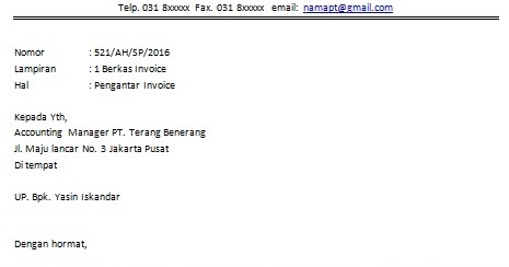 Contoh Surat Pengantar Dokumen - Cara Buat Surat