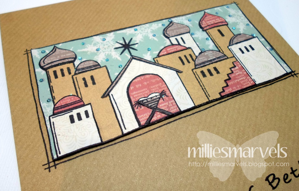 Milliesmarvels: My Mum's Craft Shop DT - A paper pieced Bethlehem