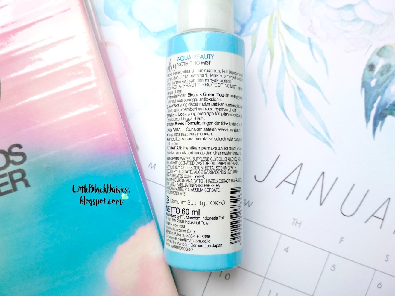 [REVIEW] PIXY AQUA BEAUTY PROTECTING MIST - Little Black Daisies