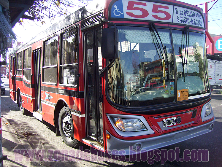 Colectibus - Zona de Buses: LINEA 55