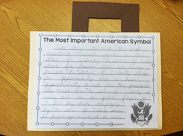Simply Skilled in Second: U.S American Symbols = FUN TIMES!