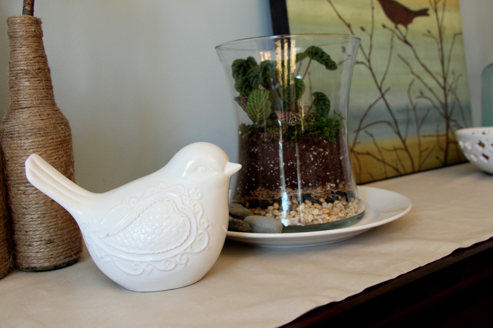 Heart Maine Home: Spring decor with natural elements and textures