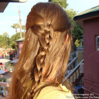 Miriam's Vlecht Lessen (Miriam's braiding instructions): Vlechten met ...