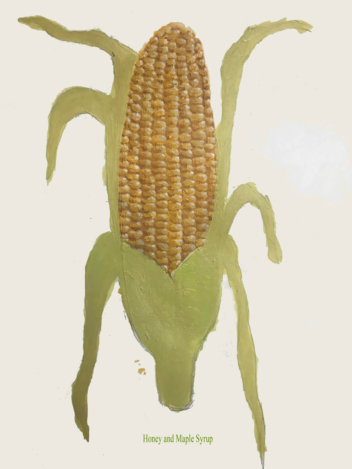 Honey and Maple Syrup: Painting Tutorial: Ear of Corn