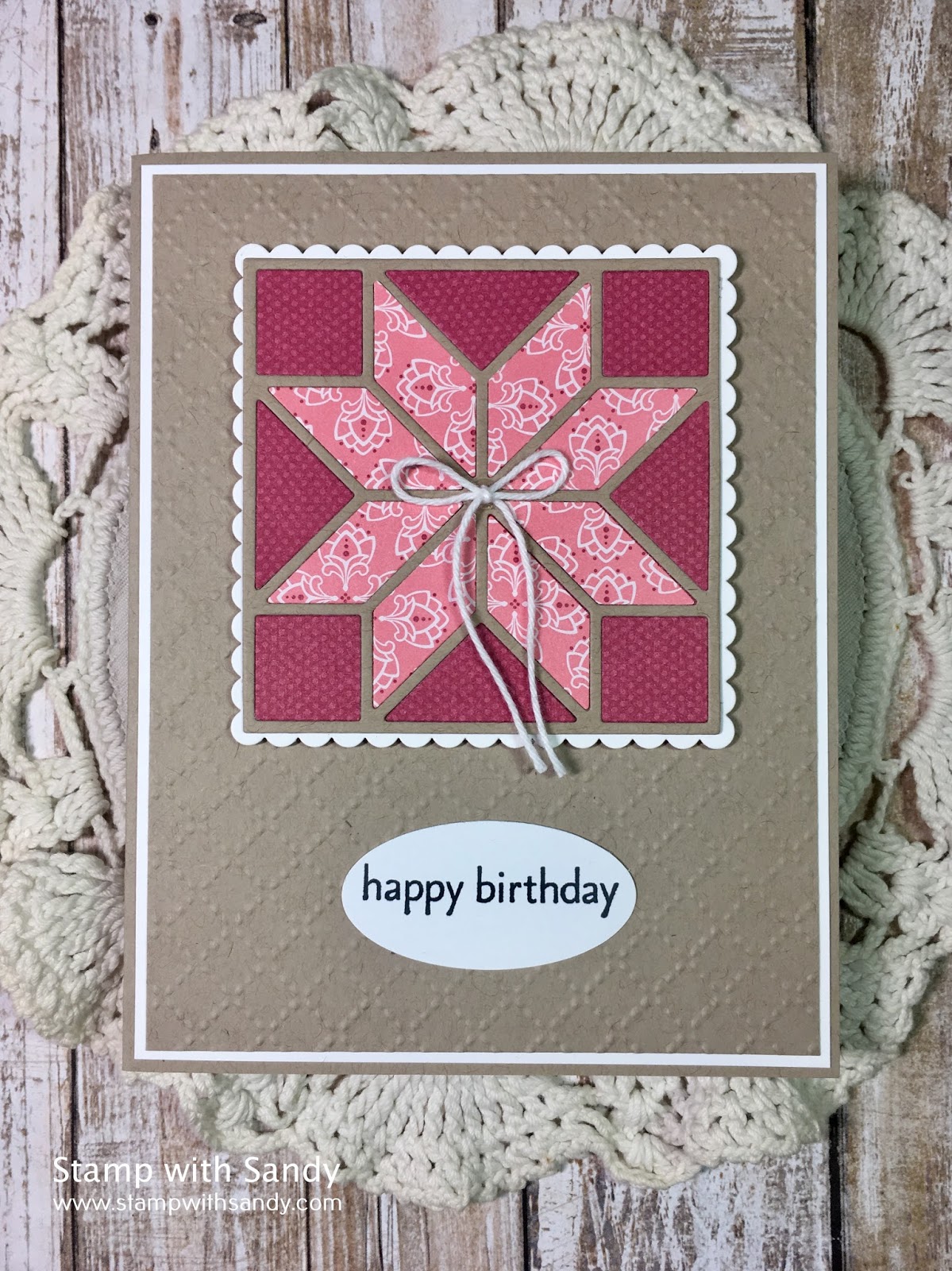 Seize the Birthday: Kraft Card Base!