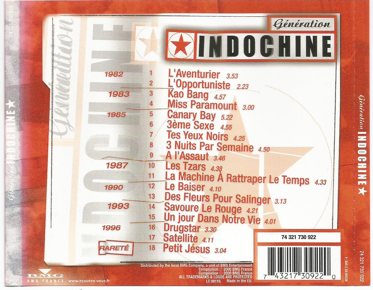 CD-BOX-017: Indochine