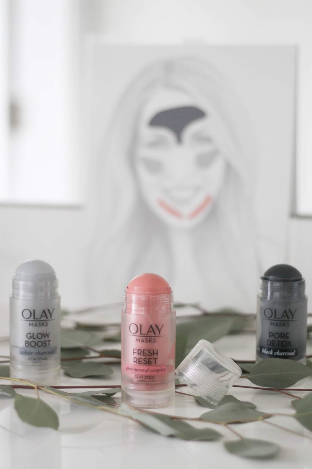 SELF-CARE WITH OLAY CLAY STICK MASK--FRESH RESET + REVIEW | A Classy ...