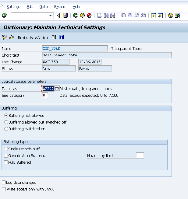 SAP TECH: Creating Transparent Master Table