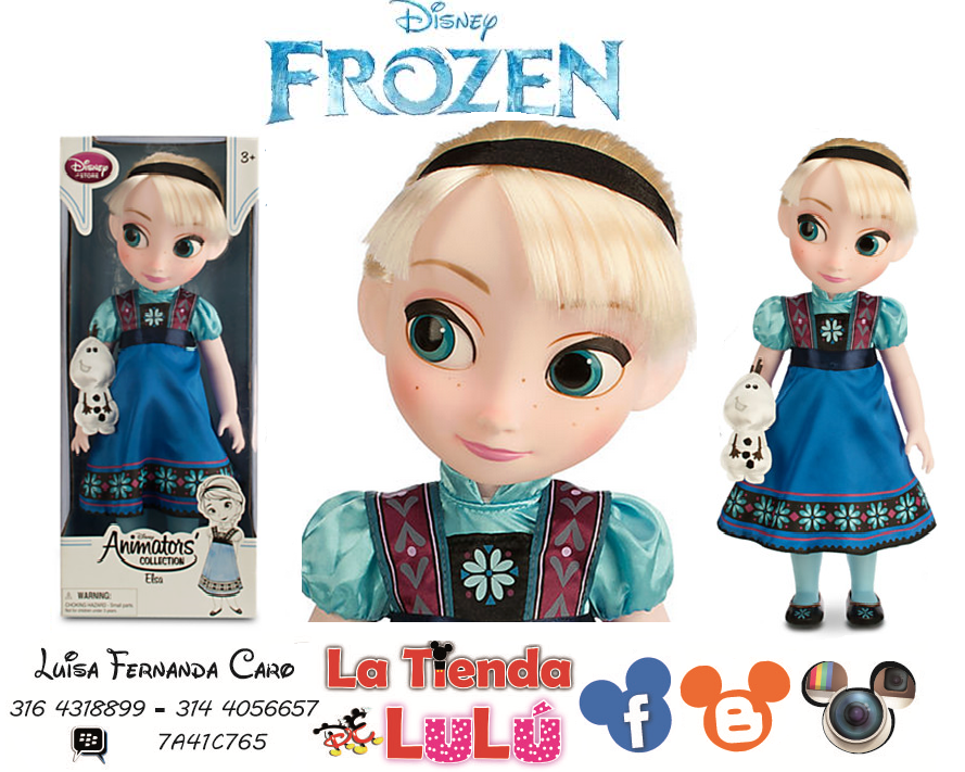 La Tienda De Lulú: Disney Frozen, Muñecas Elsa y Anna (Colección Disney ...