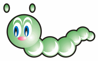 RECURSOS y ACTIVIDADES para Educación Infantil: Imagenes a color: GUSANO