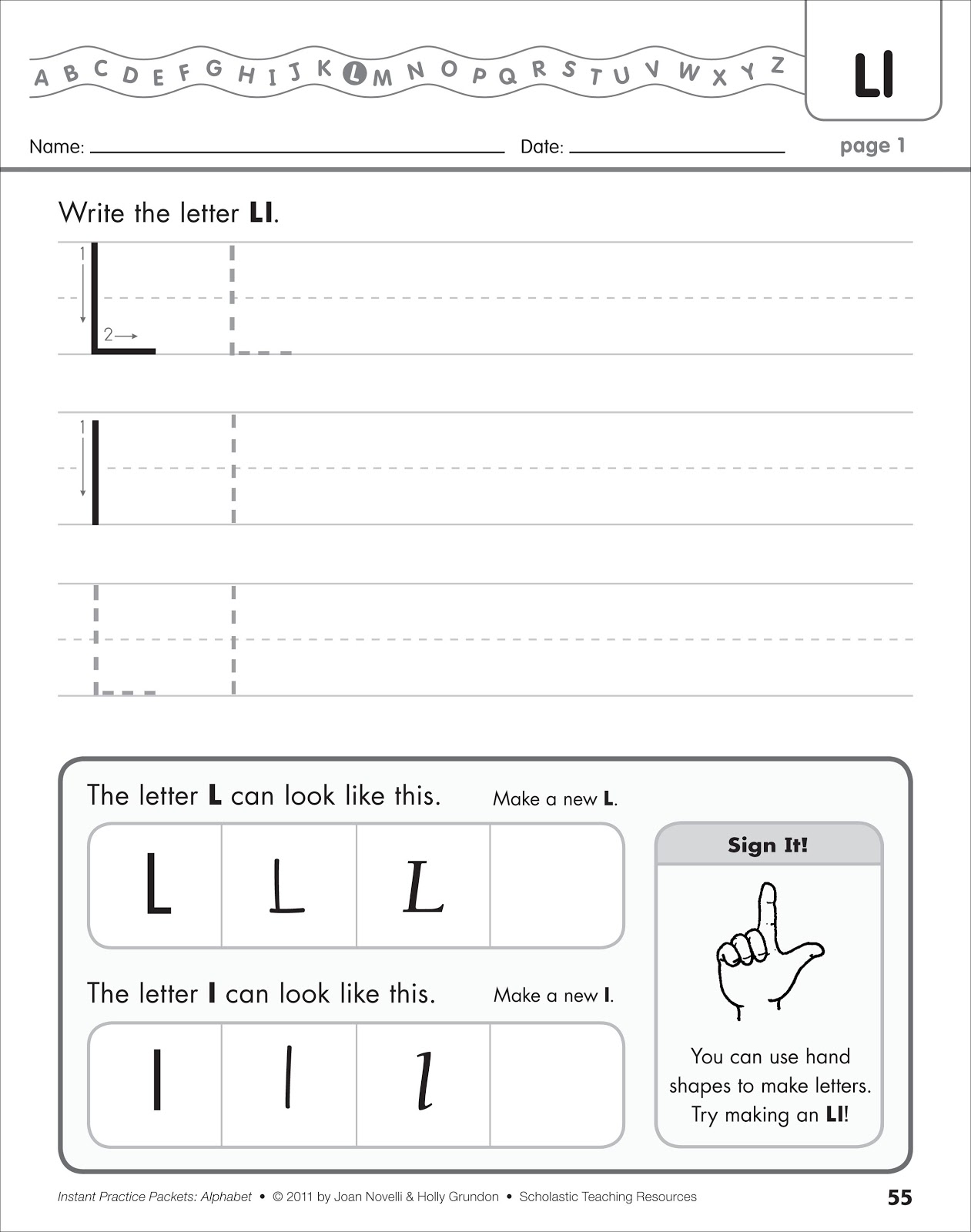 Have Fun Learning English: The letter L