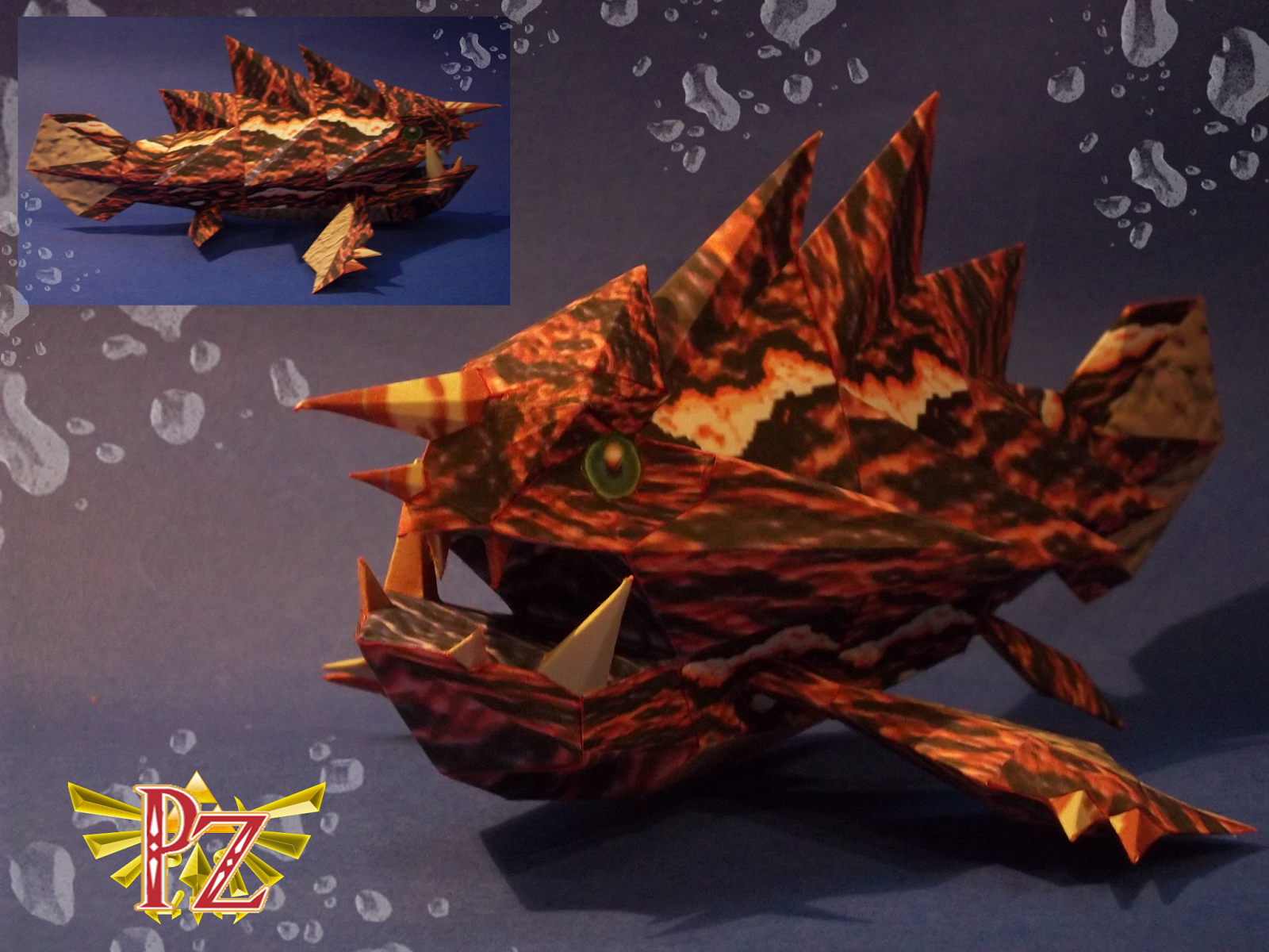 PaperZelda: Gargantuan Masked Fish: Gyorg