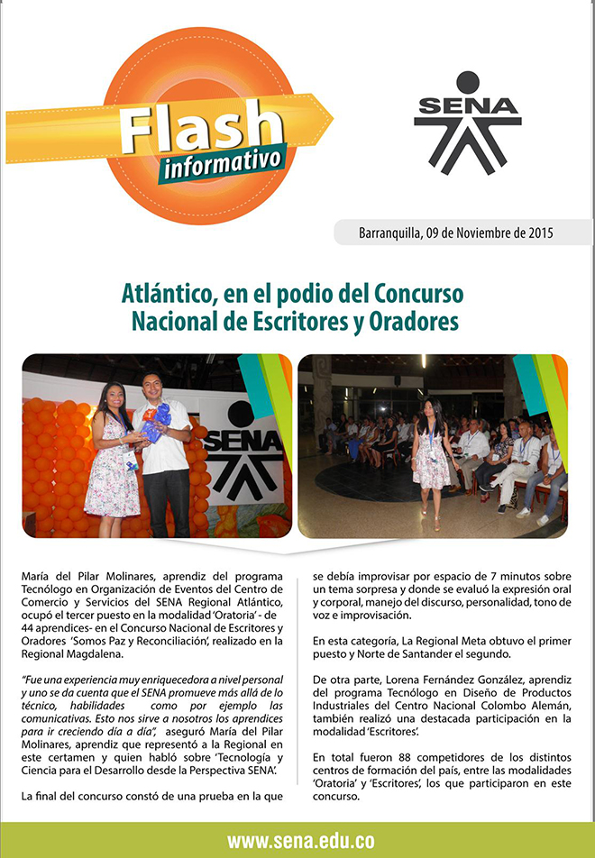 Centro Industrial y de Aviación - SENA Regional Atlántico: Flash ...